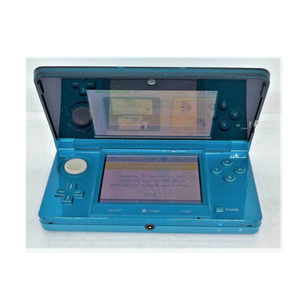 Pre-owned Nintendo 3DS Aqua Blue Console Handheld System - Own4Less
